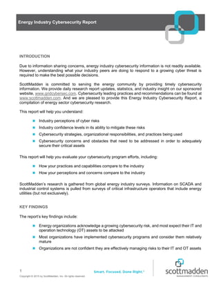 2015 Energy Industry Cybersecurity Research Update | PDF