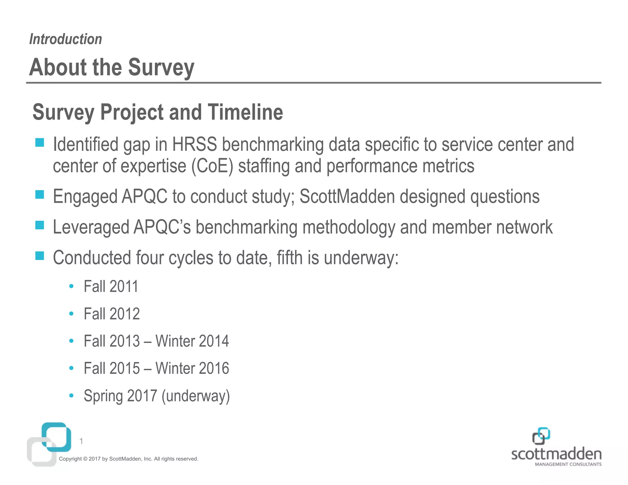 HR Shared Services Benchmarking Study Highlights: May 2017 | PDF