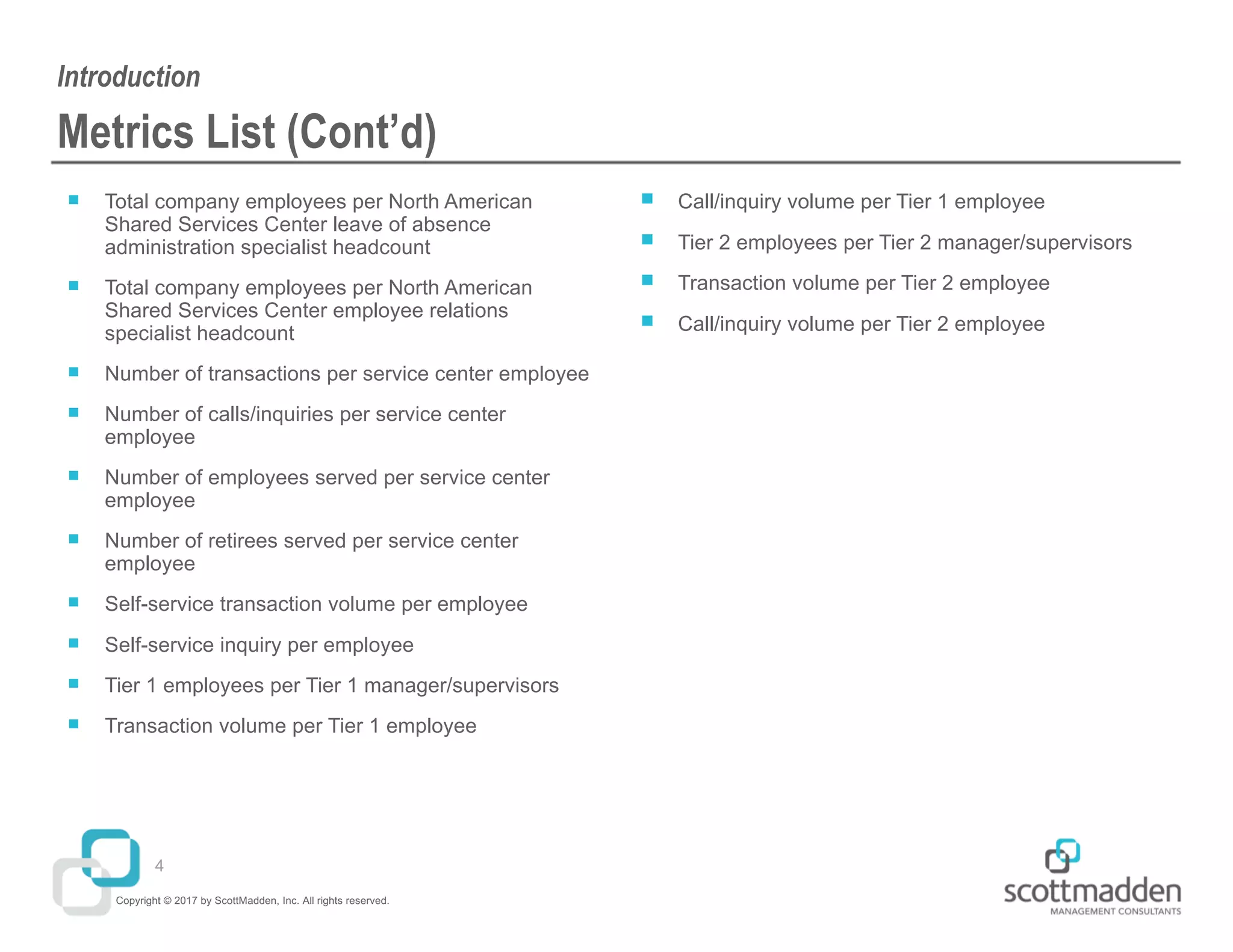 HR Shared Services Benchmarking Study Highlights: May 2017 | PDF