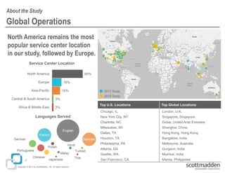 ScottMadden HR Shared Services Benchmarking Study Highlights 2017 | PPT