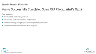 Designing a Program that Increases Your Intelligent Automation “Velocity” | PPT