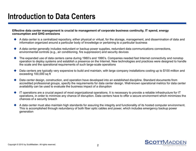 Improvements in Data Center Management | PDF | Cloud Computing | Internet