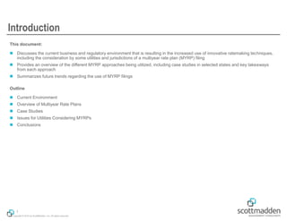 Innovative Ratemaking- Multiyear Rate Plans | PDF | Business Utilities ...