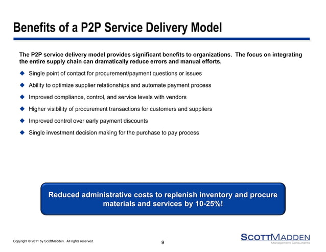 How P2P Fits Within an Enterprise Supply Chain | PDF