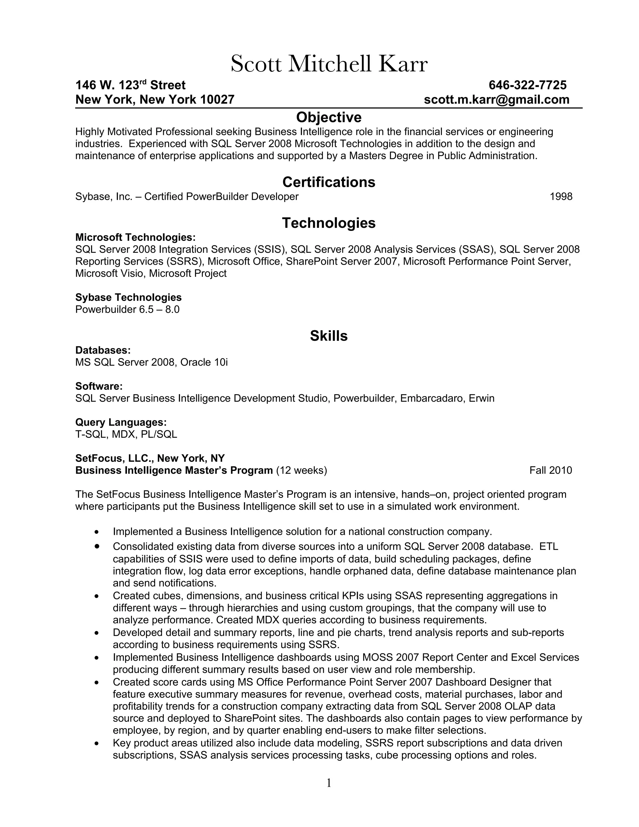 Scott Mitchell Karr Set Focus Bi | DOC