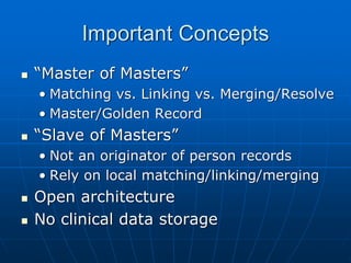 Utah's Statewide Master Person Index for Healthcare | PDF