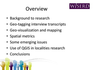 Mapping interview transcript records: theoretical, technical and cartographic challenges - Dr ...