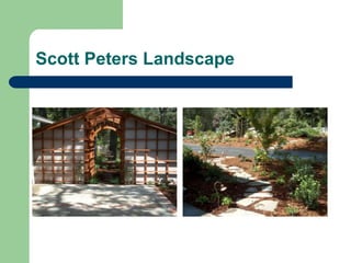 Scott Peters Landscape Powerpoint | PPT