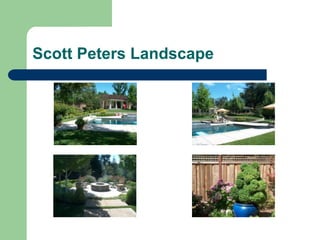 Scott Peters Landscape Powerpoint | PPT