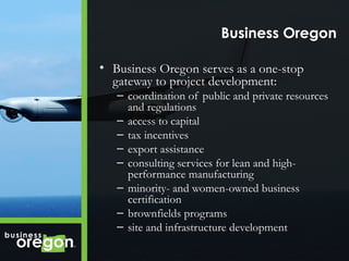Scott Phinney - Doing Business in Oregon | PPS