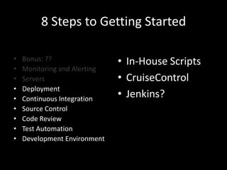 A Simple 8-Step Guide to Setting Up a Dev Shop | PPTX