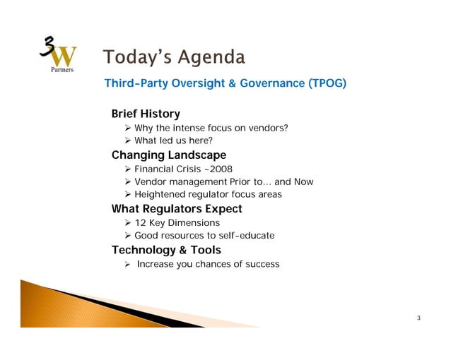Third-Party Oversight & Governance | PDF