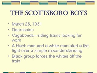 Scottsboro And Mockingbird | PPT