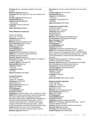 Petroleum refineries in Canada | PDF | Power and Energy Industry ...