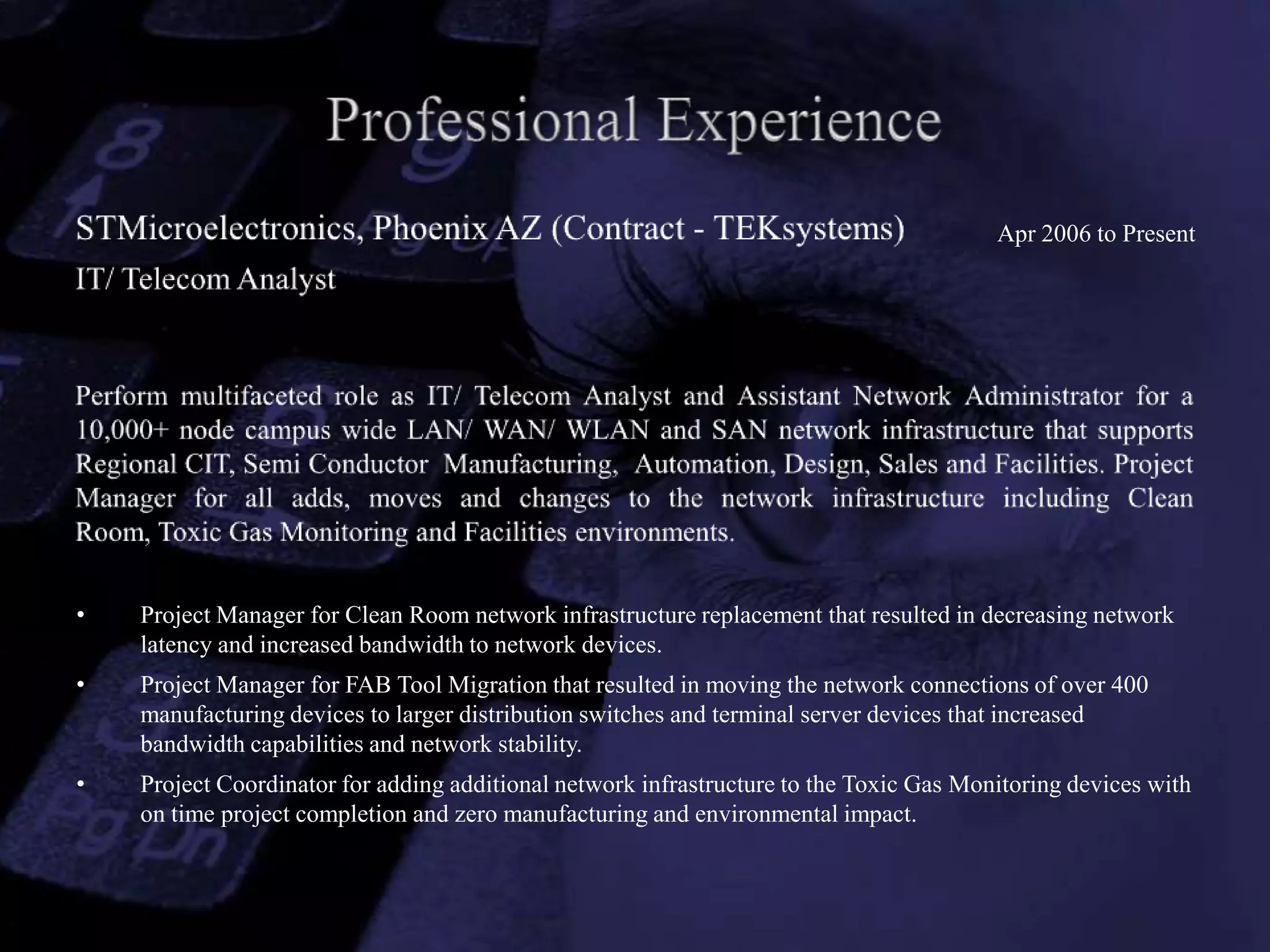 Scotts Resume | PPSX