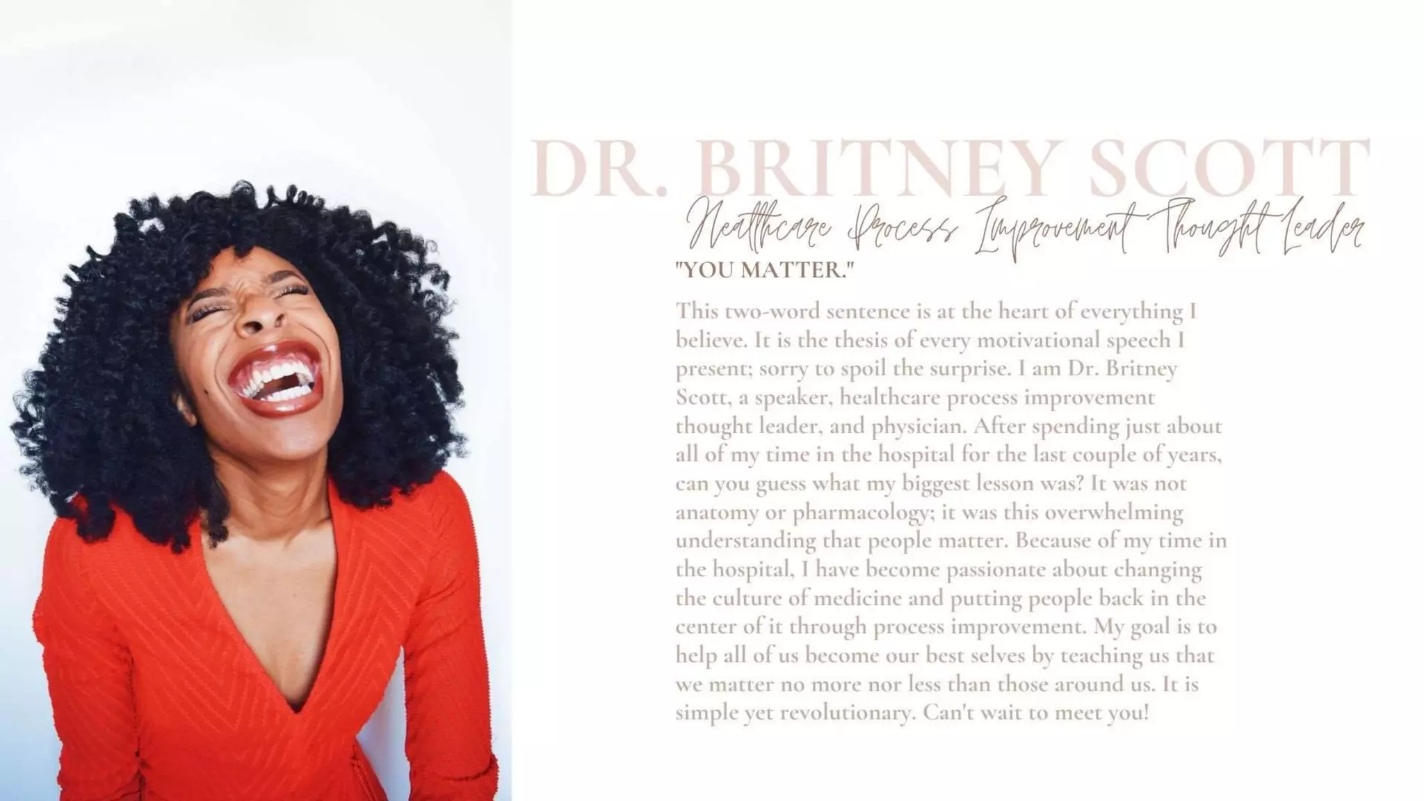 Dr. Britney Scott Talks Speaker Kit | PPT