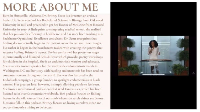 Dr. Britney Scott Talks Speaker Kit | PPT