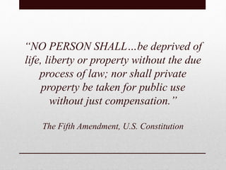 Scotus & Property Rights | PPTX