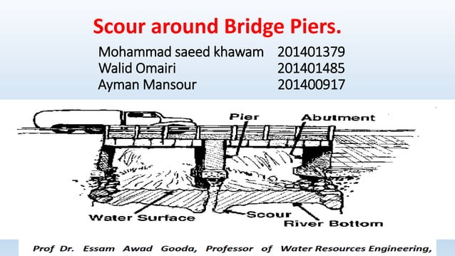Scour around bridge piers | PPTX | Civil Engineering Industry | Industries