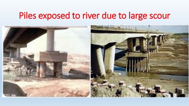 Scour around bridge piers