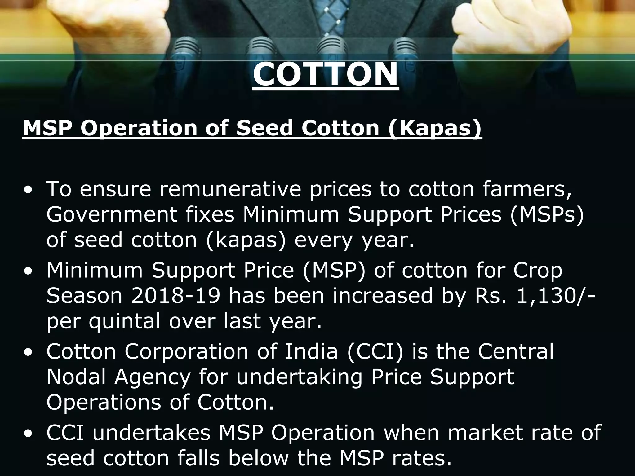 GOVERNMENT POLICIES FOR TEXTILE INDUSTRY | PPTX