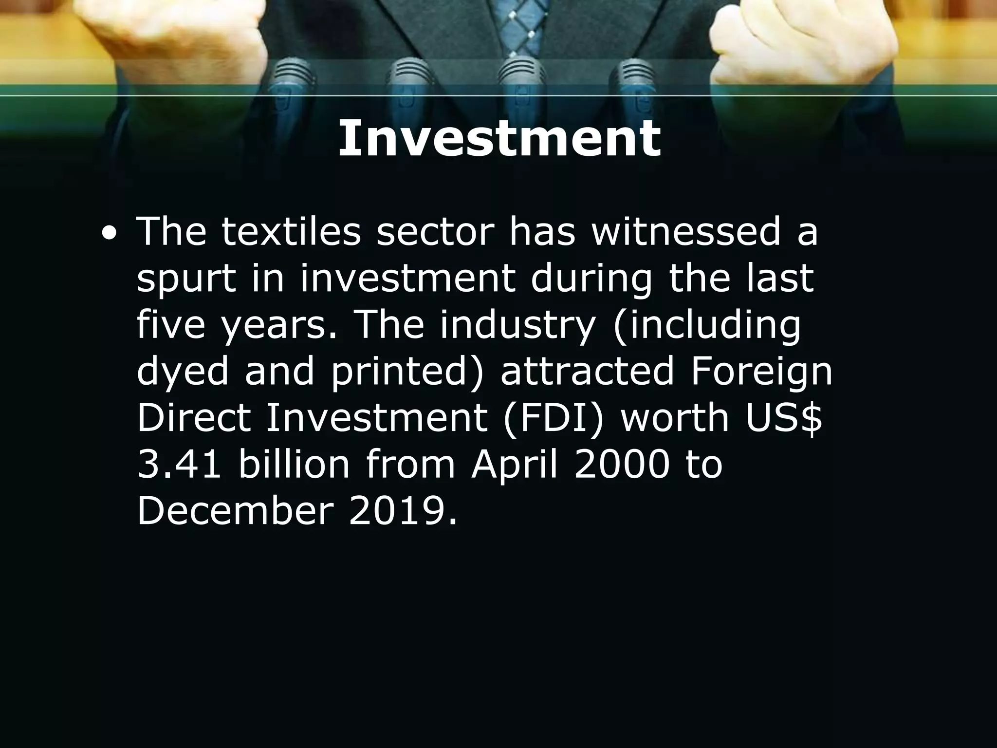 GOVERNMENT POLICIES FOR TEXTILE INDUSTRY | PPTX