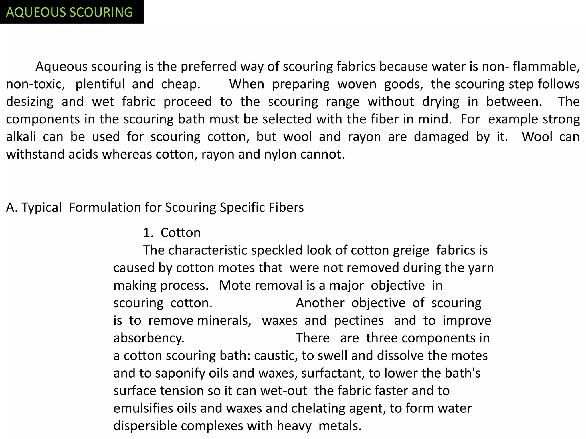 Scouring | PPTX