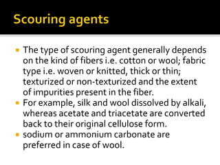 Scouring | PPTX | Chemistry | Science