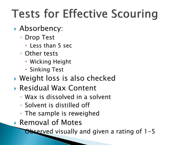 Scouring process in textile processing | PDF