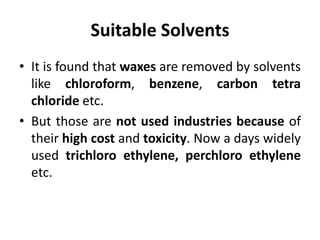 Scouring of cotton and wool fabric with effective scouring method | PPTX