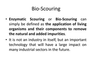 Scouring of cotton and wool fabric with effective scouring method | PPTX