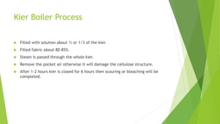 Scouring and bleaching in textiles | PPTX