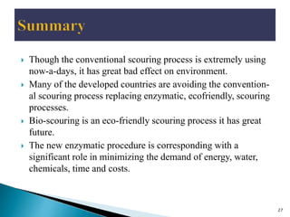 Scouring and bio scouring | PPTX | Shaving | Personal Care