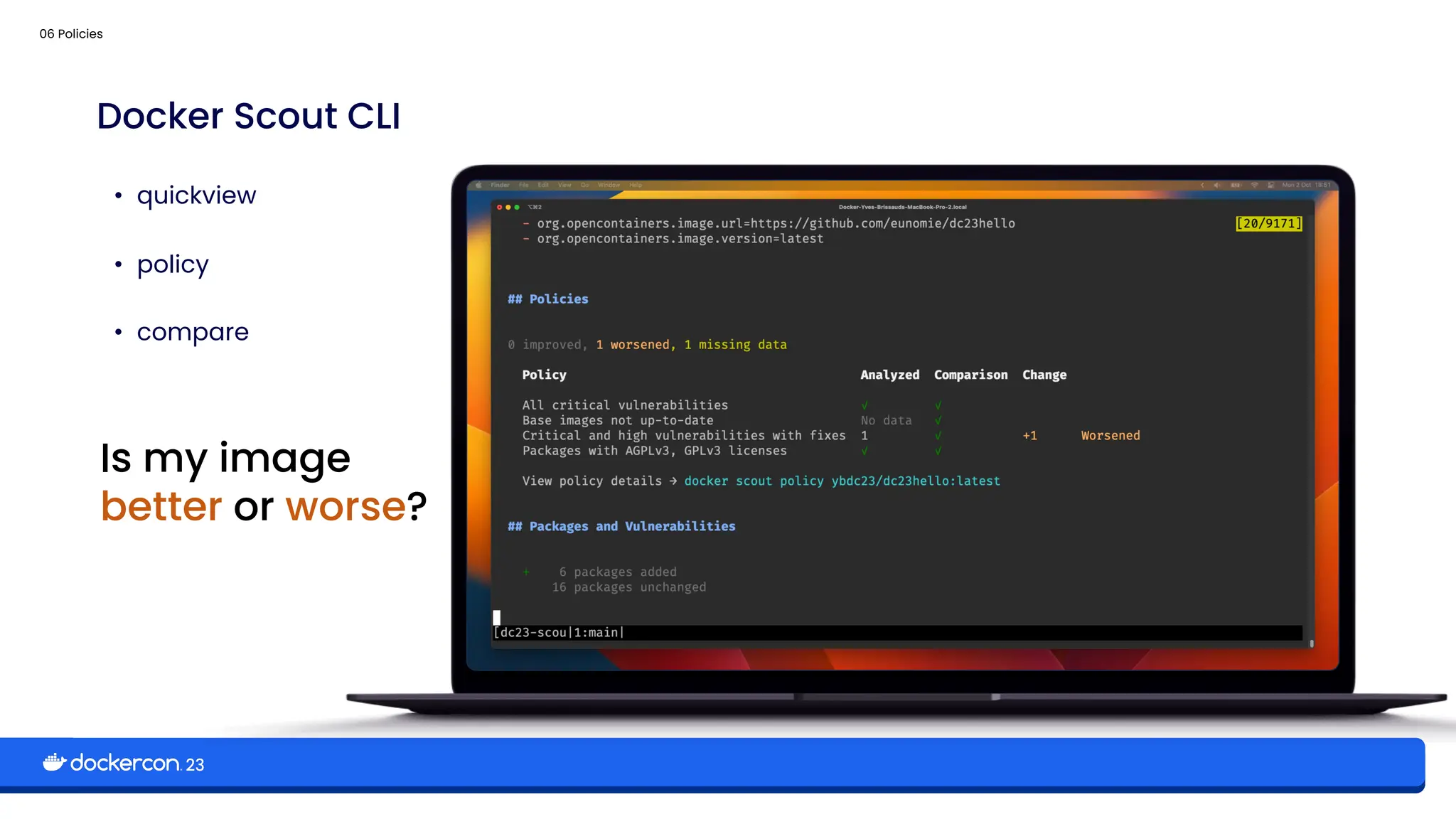 Docker Scout overview - Understand what's in your container | PPT