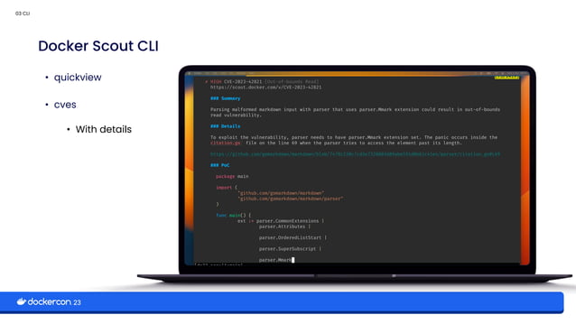 Docker Scout overview - Understand what's in your container | PPT