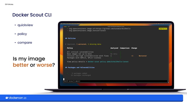 Docker Scout overview - Understand what's in your container | PPT