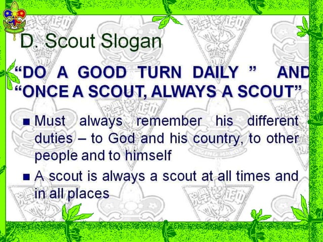 Scout ideals | PPTX