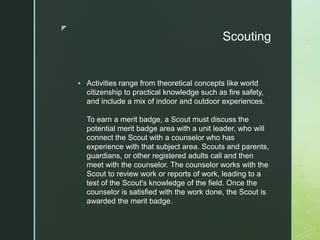 Scouting Merit Badge System | PPTX