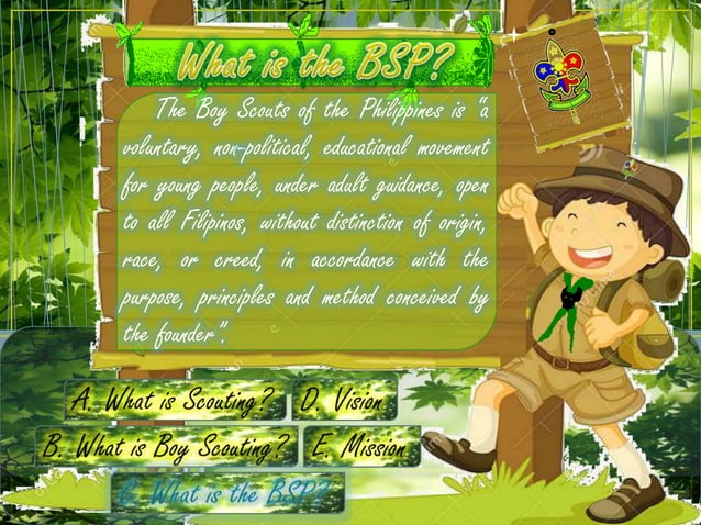 BSP Scouting and you | PPTX | Camping | Travel Type