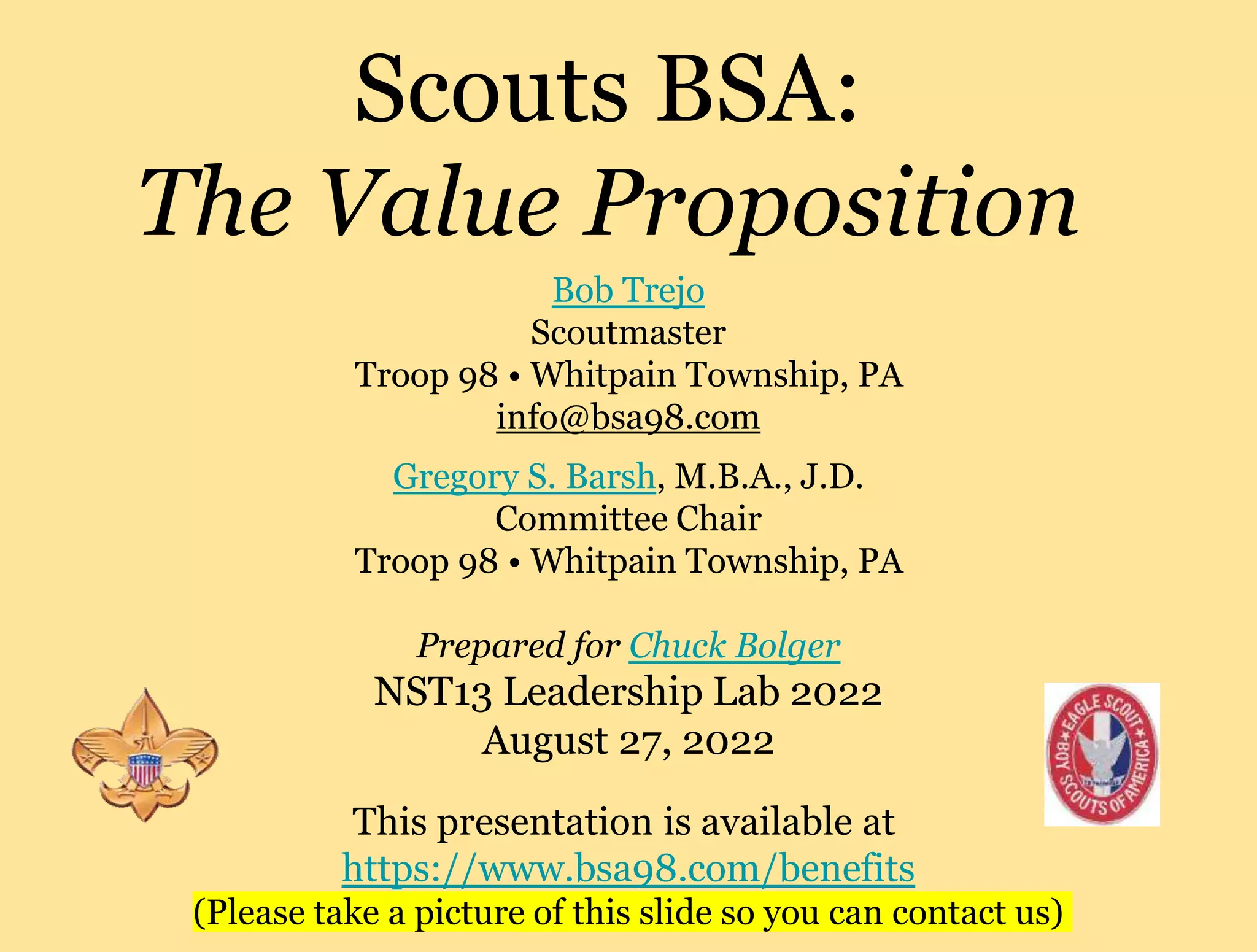 Scouting BSA Value Propos BENEFITS27 Aug 2022 PRESENTED.pptx