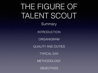 Become a Football Talent Scout | PDF