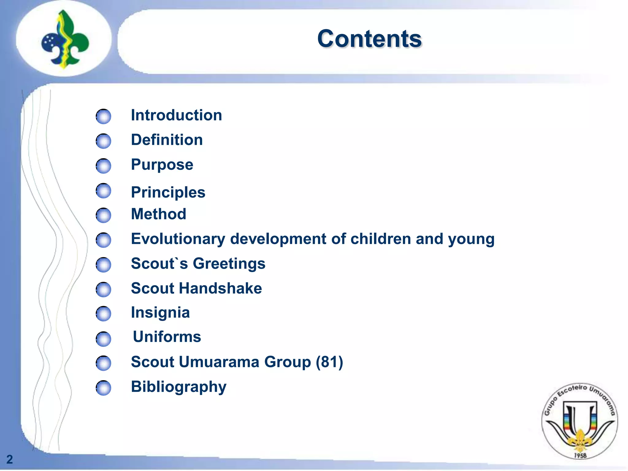Scouting presentation english version | PPTX