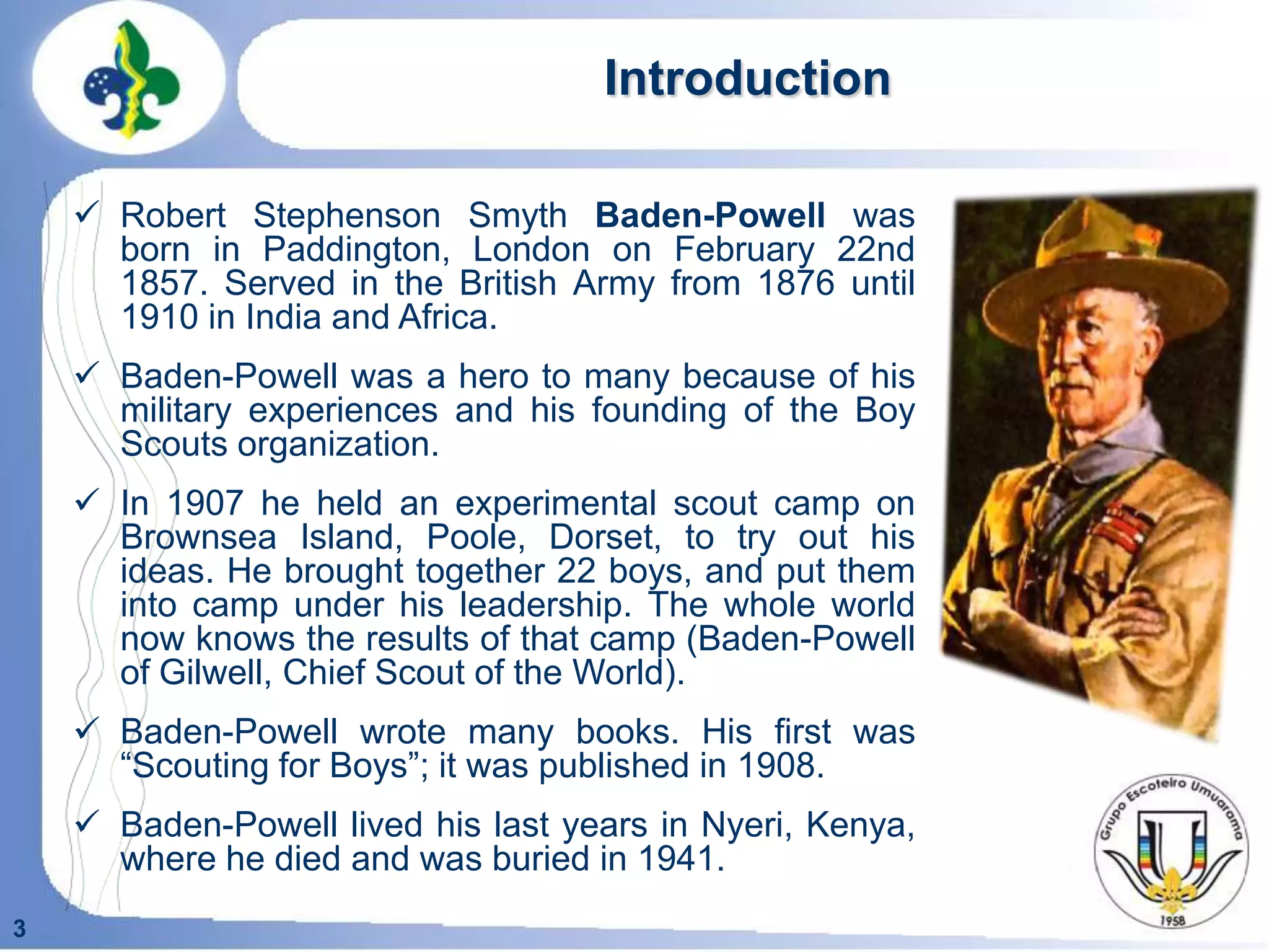 Scouting presentation english version | PPTX