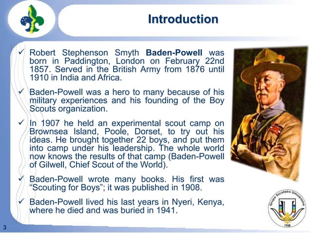 Scouting presentation english version | PPTX