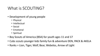 Scouting Principles.pptx | Spirituality | Religion & Spirituality