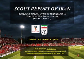 Scout report of Iran | PPT