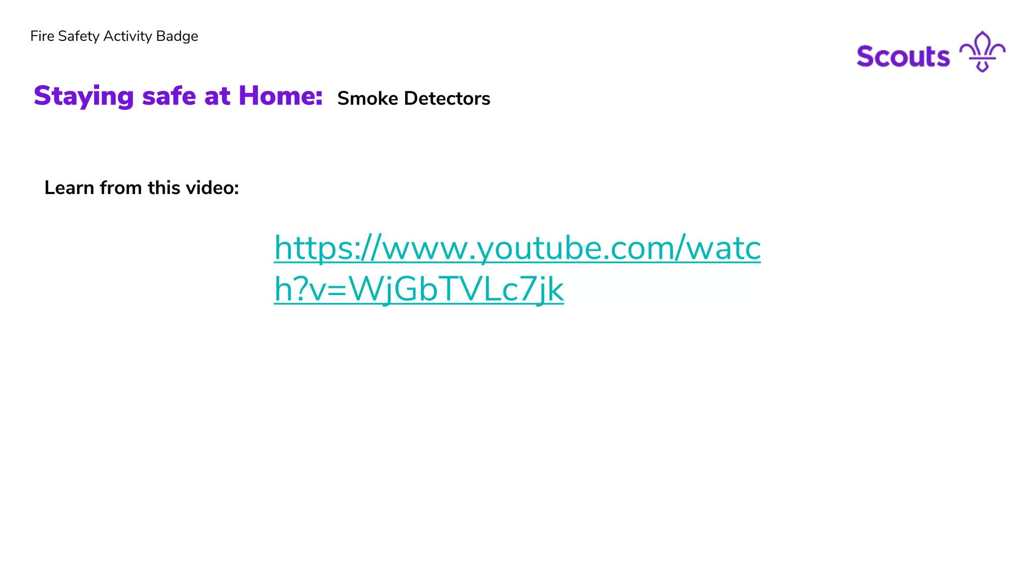 Scouts Fire Safety Badge | PPTX