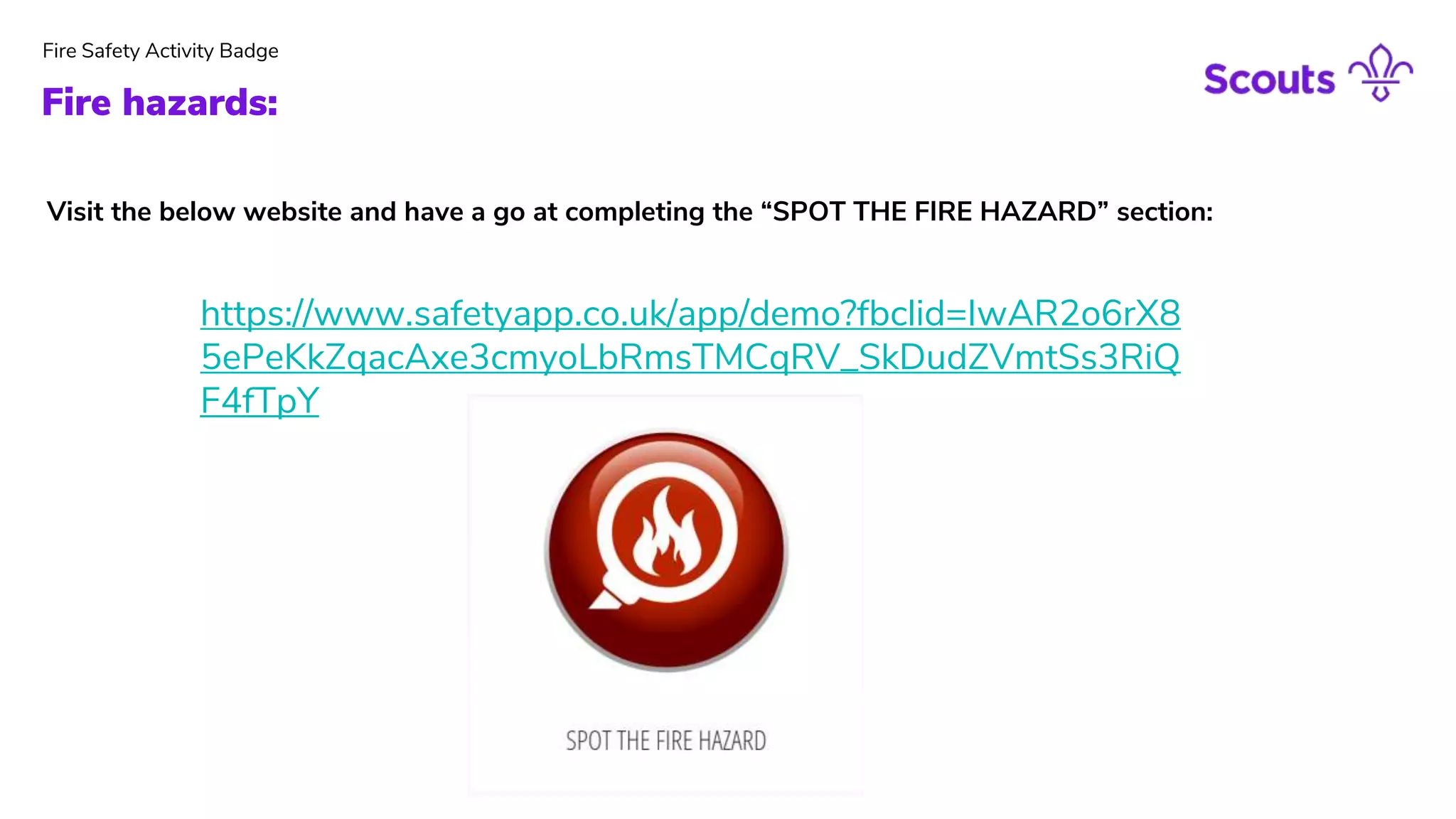 Scouts Fire Safety Badge | PPTX