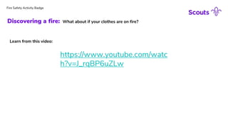 Scouts Fire Safety Badge | PPTX