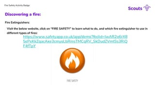 Scouts Fire Safety Badge | PPTX
